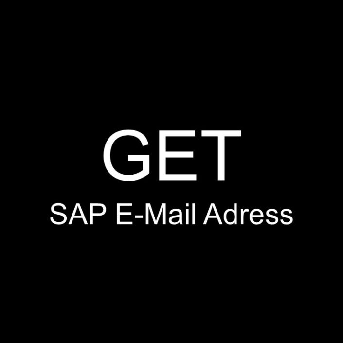 Reading SAP e-mail addresses - these tables are relevant
