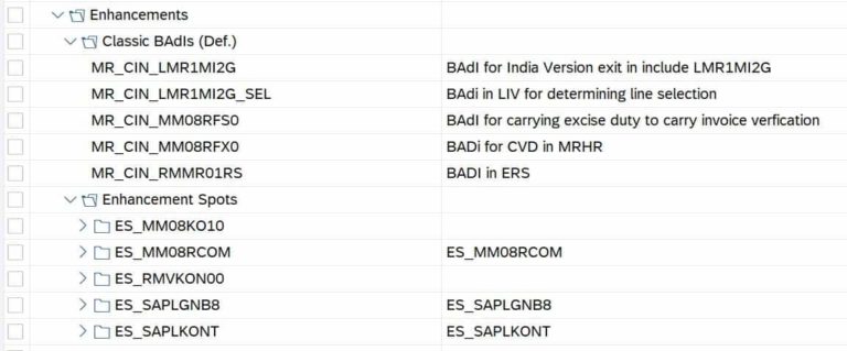 SAP BAdi Transactions - Finding and Implementing