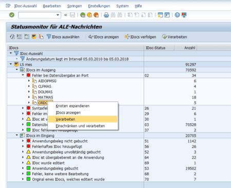 Changing SAP IDoc Status | BD87 Report RC1_IDOC_SET_STATUS