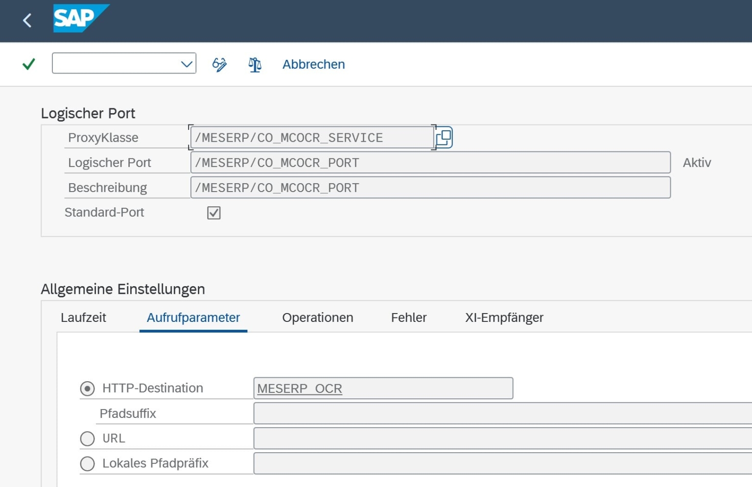 SAP Web Service Connection with SOAMANAGER, SM59 and WSDL