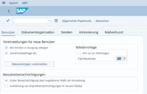 Recommendations for SAPOffice and Business Workplace
